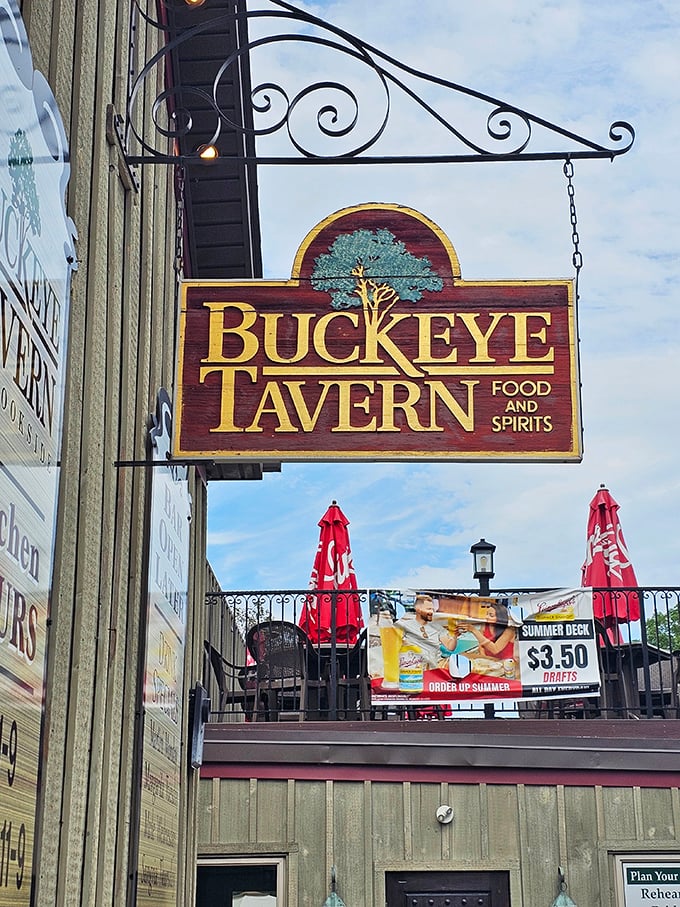 The hanging wooden sign swings in Pennsylvania breezes, a beacon for hungry travelers that simply says, "Yes, this is the place you've been looking for."