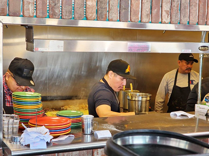 Watch the magic happen as skilled hands craft each dish with the care it truly deserves. 
