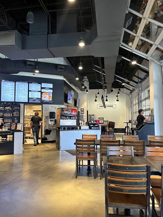 An open kitchen layout that says, "We've got nothing to hide" – the mark of confidence in barbecue circles.