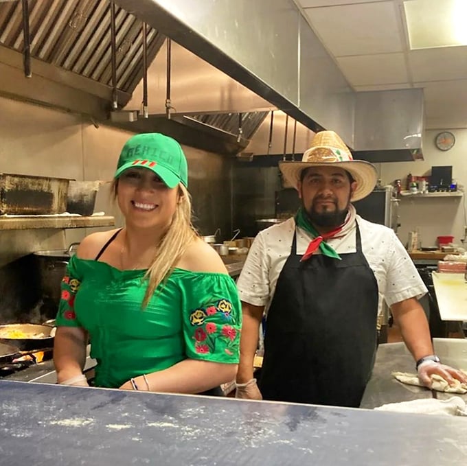 The kitchen team brings authentic expertise to every dish – their hands creating the flavors that keep locals coming back for "just one more" chile relleno.
