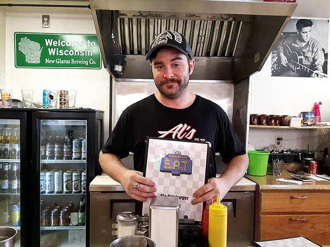 Behind every great diner is a dedicated team that knows the difference between cooking food and creating experiences. That smile says it all—pride in a job well done.