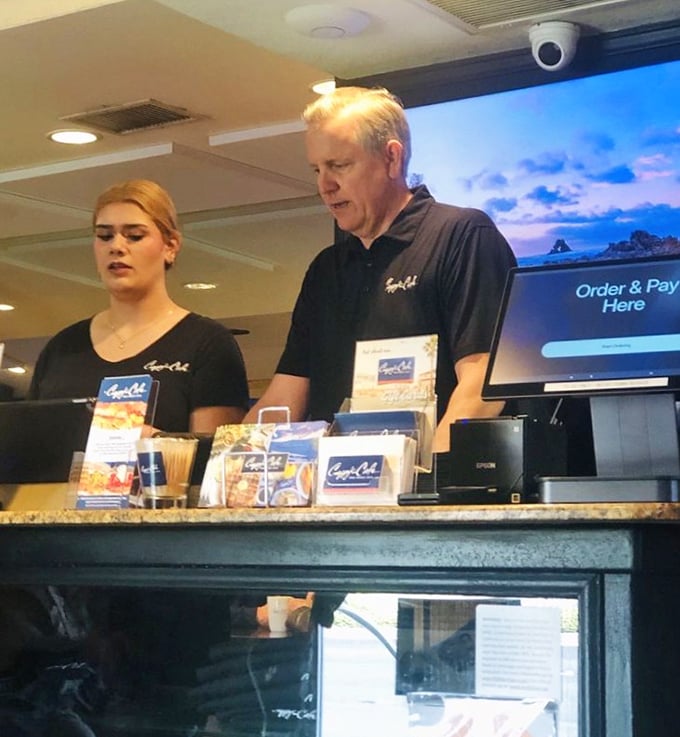 The staff at Cappy's doesn't just serve food – they're custodians of morning traditions and masters of keeping coffee cups mysteriously full.