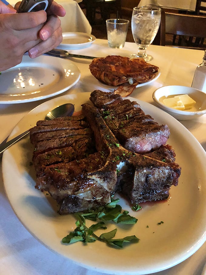 This T-bone isn't just a steak—it's a landmark, a destination, something people drive across state lines to experience firsthand.