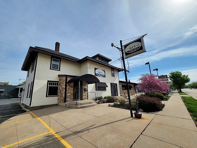 The 615 Club's unassuming exterior belies the culinary treasures within—a classic Wisconsin supper club experience without pretension.