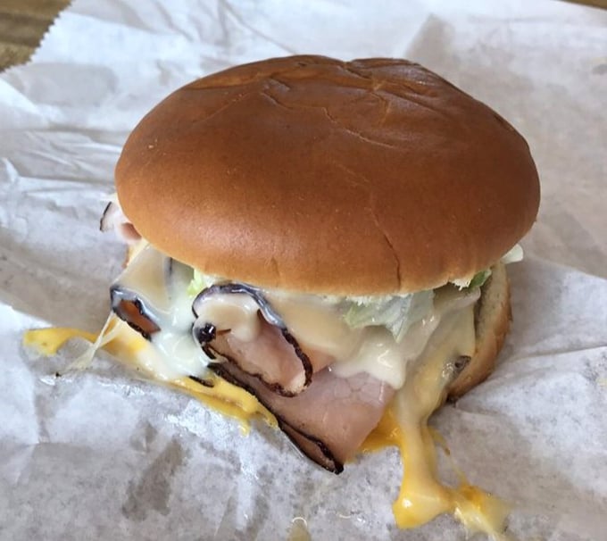 Meet the "Big E"—a sandwich that laughs in the face of dainty appetites and proves that sometimes more is exactly the right amount.