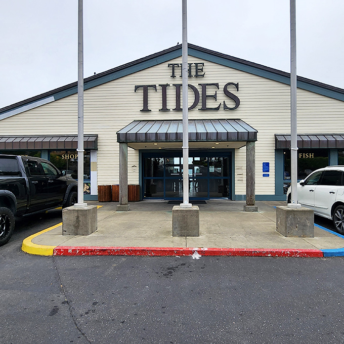 The Tides Wharf—Hitchcock fans will recognize this iconic spot from "The Birds." Today it offers seafood rather than suspense.