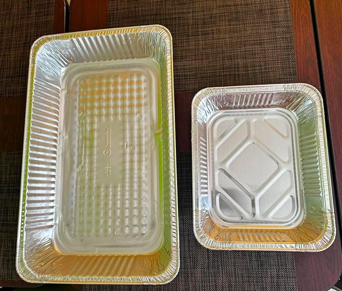 To-go containers lined up like soldiers ready for deployment. These aren't ordinary leftovers—they're tomorrow's flavor adventure waiting to happen.