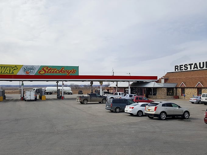 More than just a pit stop, this travel plaza serves as a modern-day trading post where interstate travelers refuel both vehicles and appetites.