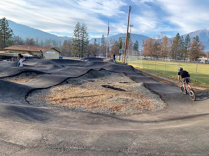 Weaverville's bike park offers thrills without the pretension—where kids and adults alike can catch air surrounded by mountain views.
