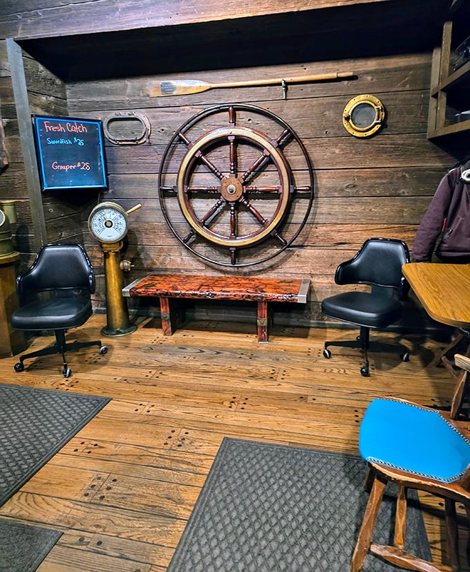 The ship's wheel isn't just for show – it's steering this Columbus establishment through decades of changing food trends while staying true to its course.