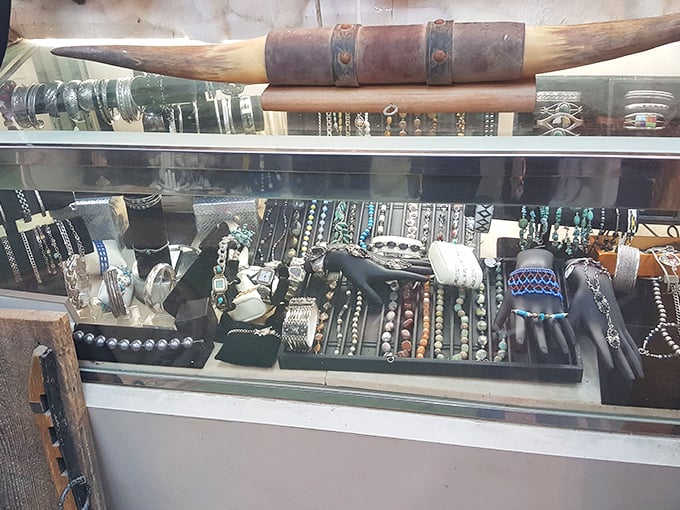 Jewelry displays sparkle with possibilities – somewhere in there is the perfect gift you didn't know existed.