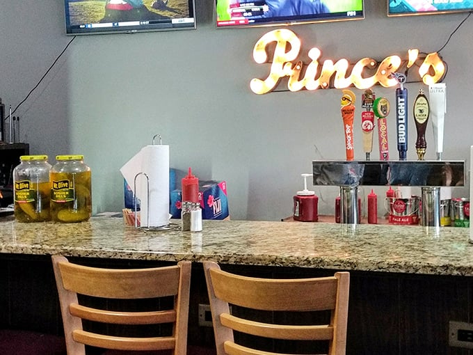 The bar area offers cold beverages standing by like firefighters—ready to rush in when the heat becomes too much to handle.