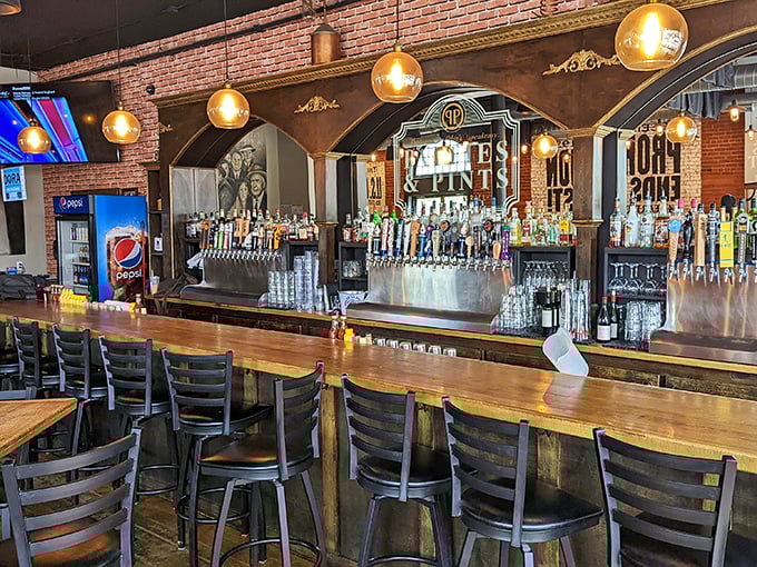 Bar goals achieved! With an impressive lineup of taps and spirits, this isn't just a place to drink – it's a liquid library of possibilities.