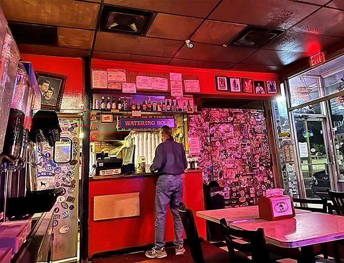 Behind this counter, magic happens daily – the kind involving smoke, meat, and perfect timing.