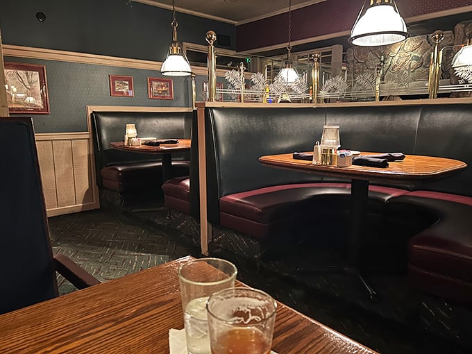 These booths aren't just seating—they're relationship incubators where great conversations happen over even better food.