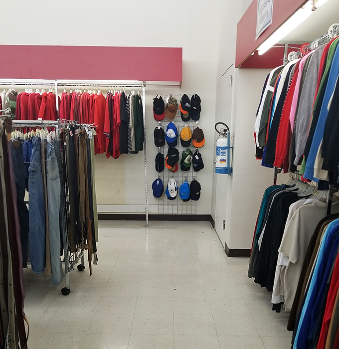 Hat heaven meets clothing corner. That vintage Buckeyes cap might just be the lucky charm your game days have been missing.