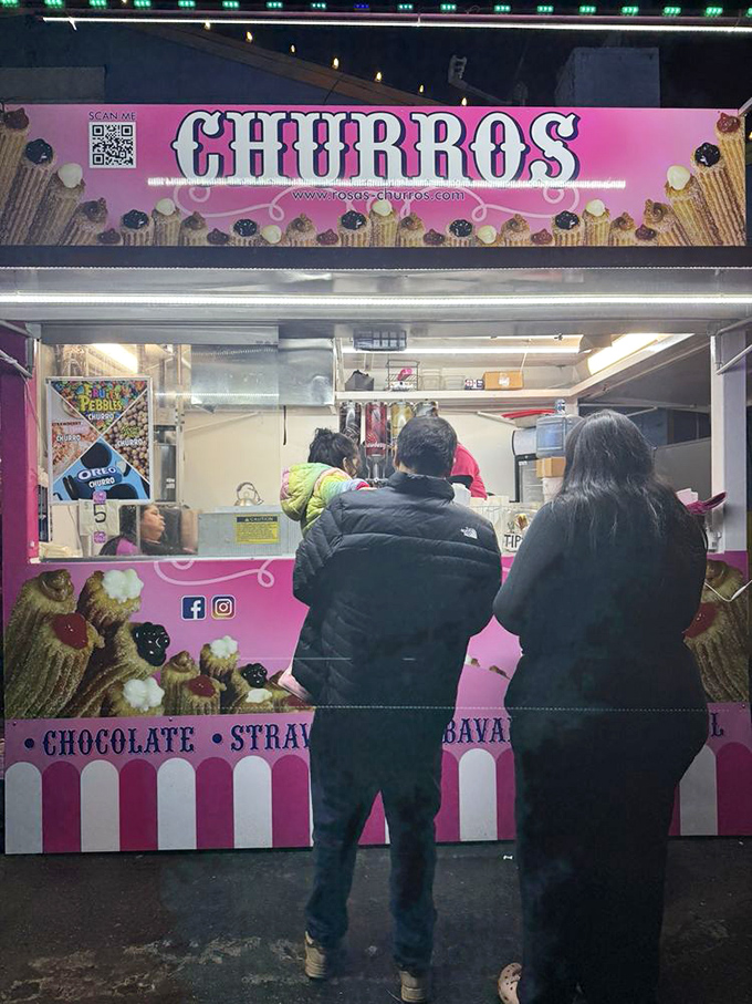 Golden churros calling your name – because treasure hunting burns calories that demand immediate replacement.
