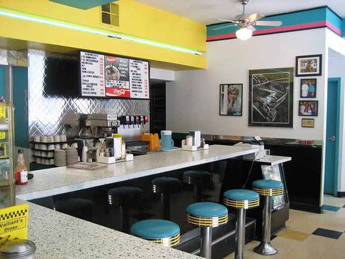 Counter seating that invites solo diners to become part of the Valliant's family, where breakfast is served with a side of community.