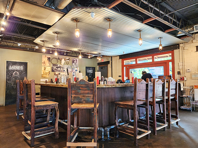 Bar seating: where strangers become friends united by the universal language of "Did you try the ribs yet?"
