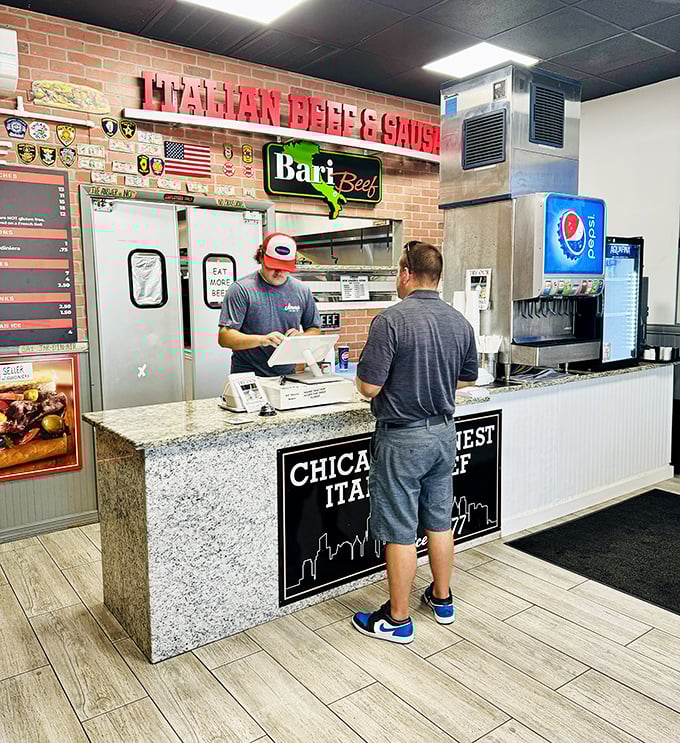The sacred exchange of sandwich ordering – a moment of anticipation that's better than waiting for Santa as a kid.