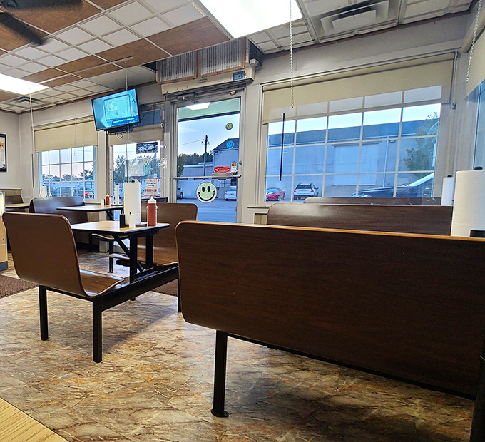 Booth seating that's witnessed countless family celebrations, first dates, and regular Tuesday dinners when nobody wanted to cook.