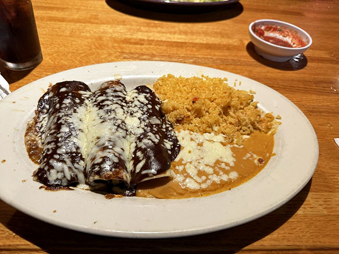 These enchiladas aren't just covered in sauce and cheese—they're smothered in love. The perfect balance of spice, comfort, and indulgence.