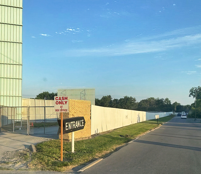 "Cash Only" – three syllables that separate the prepared from the panicked. This unassuming entrance leads to evenings of under-the-stars entertainment.