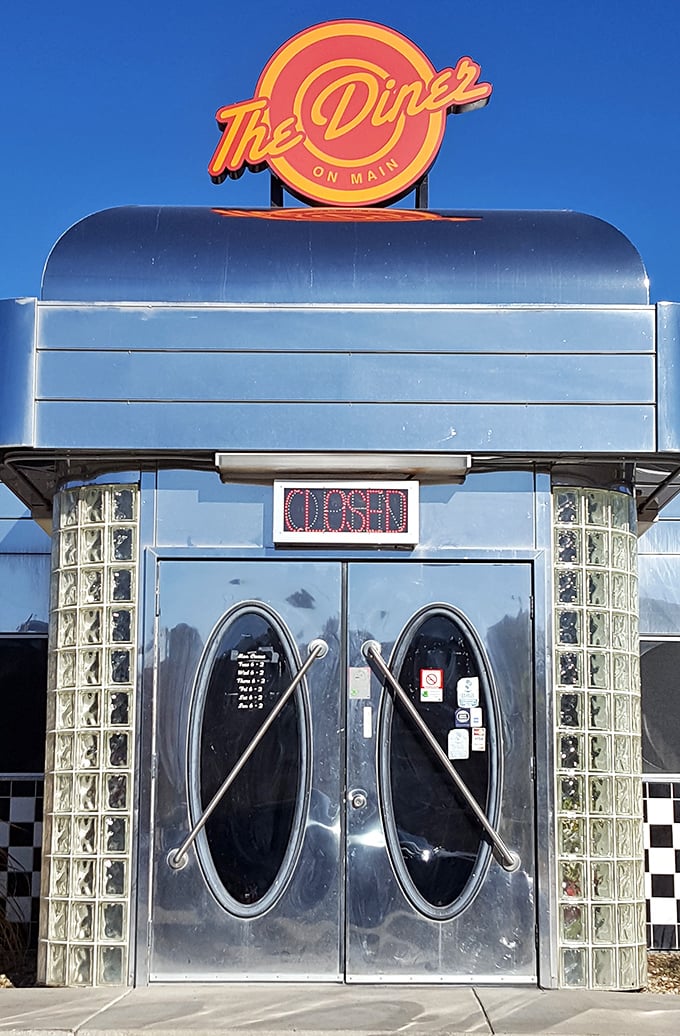 Those gleaming doors aren't just an entrance to a restaurant—they're a portal to a simpler time when food was honest and calories didn't count.