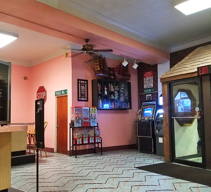 Even a steak shop needs some entertainment – the game area offers diversion while you contemplate ordering seconds. The hardest game? Deciding what to order.