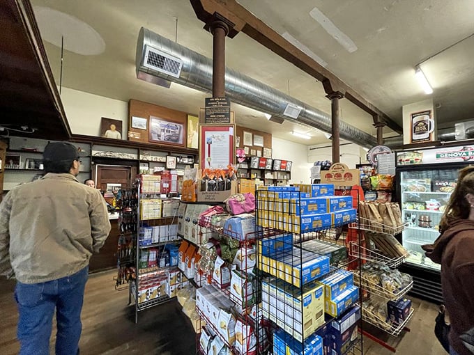 Not just a grocery aisle—it's an Italian embassy on American soil, where every shelf offers diplomatic relations between your taste buds and the old country.