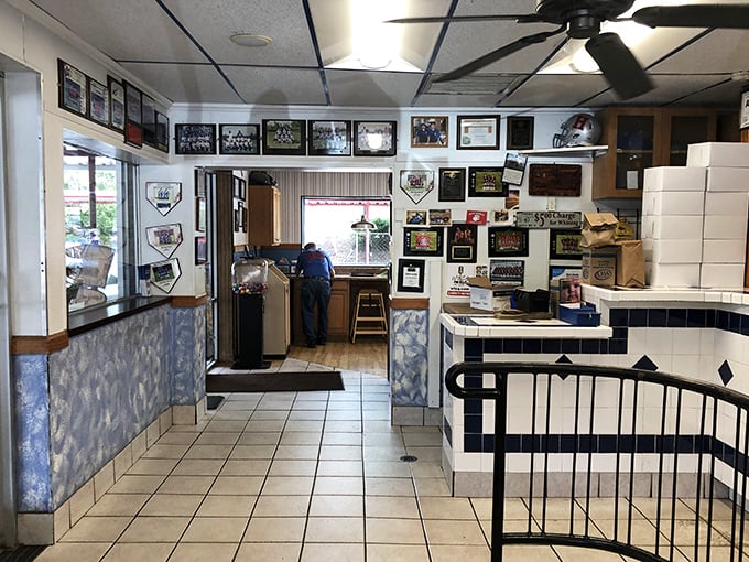 Sports memorabilia and local photos line the walls – a visual history of the community that's grown up loving this Hendersonville institution.