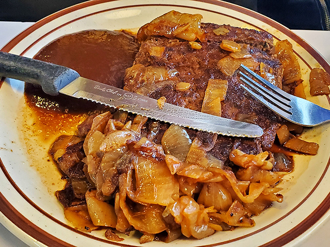 Liver and onions—that divisive dish that separates the culinary adventurers from those who still have childhood trauma from being forced to "just try it."