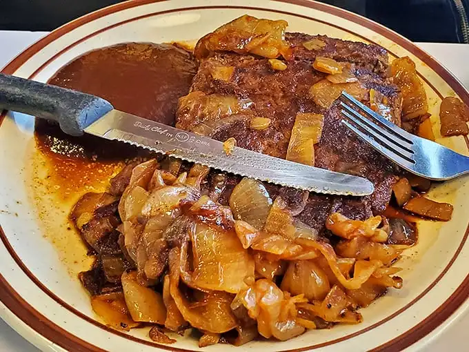 Liver and onions—that divisive dish that separates the culinary adventurers from those who still have childhood trauma from being forced to "just try it."