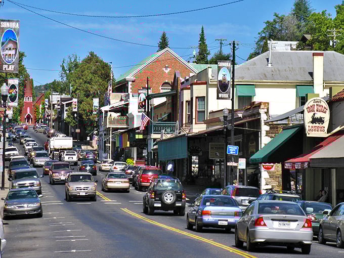 Washington Street on a busy day still looks like what other towns wish their main streets could be—vibrant yet manageable.