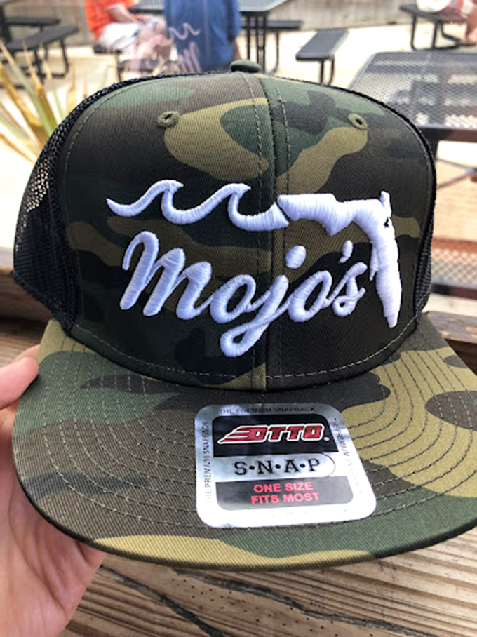 Even the merch has mojo—this camo cap lets you pledge allegiance to the Republic of Tacoland.