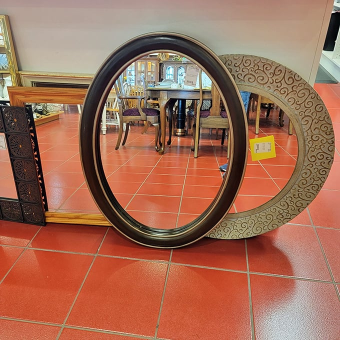 Mirror, mirror on the wall (or floor)! These reflective beauties aren't just practical—they're instant room-expanders and light-multipliers.