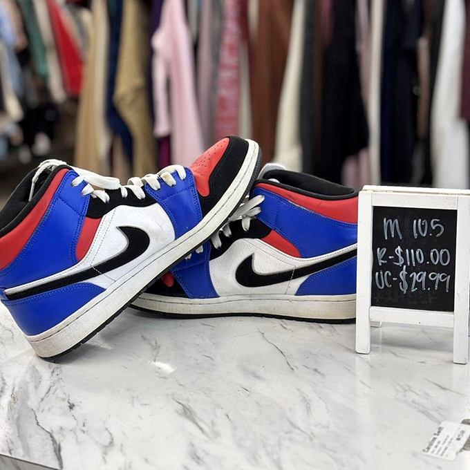 These Nike Air Jordans aren't just sneakers—they're conversation pieces with previous lives and miles left to travel.