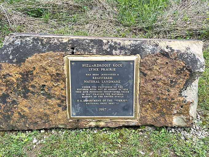 History set in stone. This official marker confirms what your tired legs already know—you've reached a genuine national treasure.