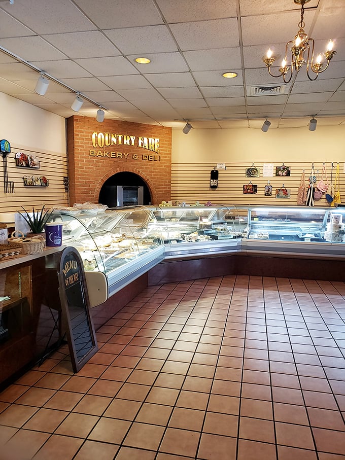 The bakery section – where willpower goes to die and "I'll just look" becomes "I'll take one of each, please." 