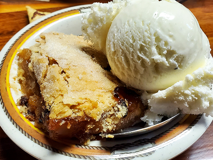 This peach cobbler with ice cream isn't just dessert—it's the grand finale your taste buds deserve after the BBQ main event.