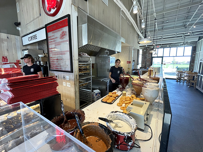 Behind the scenes where the magic happens. Those aren't just ingredients—they're components of joy in its purest form.