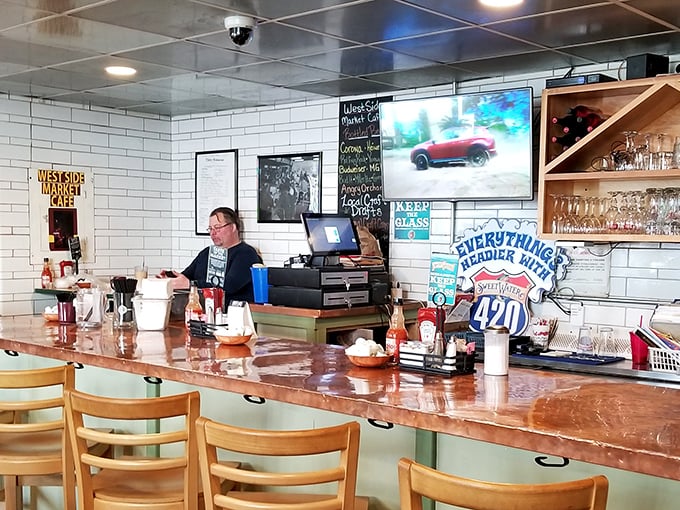 Where coffee is always brewing and local wisdom is dispensed freely – the command center of Cleveland's beloved market café.
