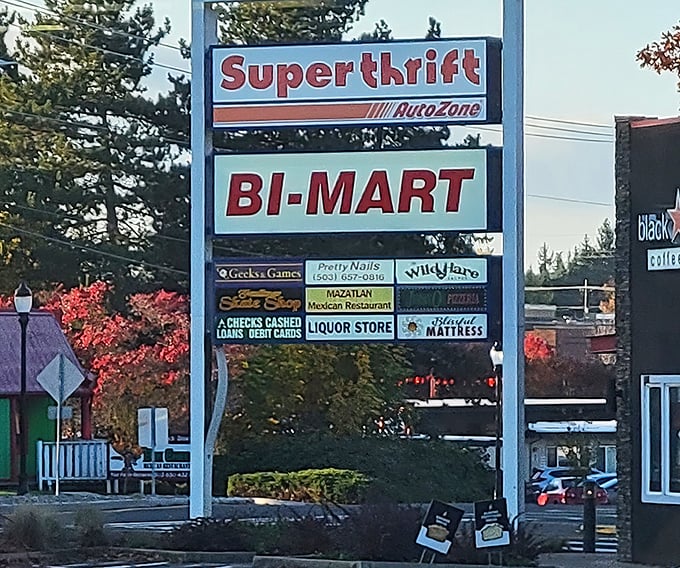 Clear signage: the unsung hero of the thrift store experience. No treasure map needed for this adventure.