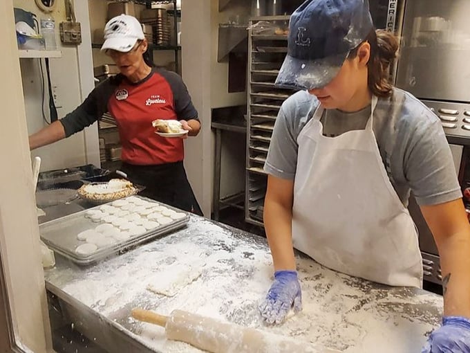 Flour-dusted hands crafting biscuits with practiced precision—this is the art gallery Nashville doesn't charge admission for.