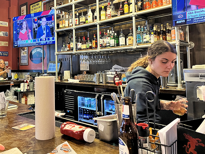 Behind every great burger is a dedicated team, crafting liquid happiness one cocktail at a time.