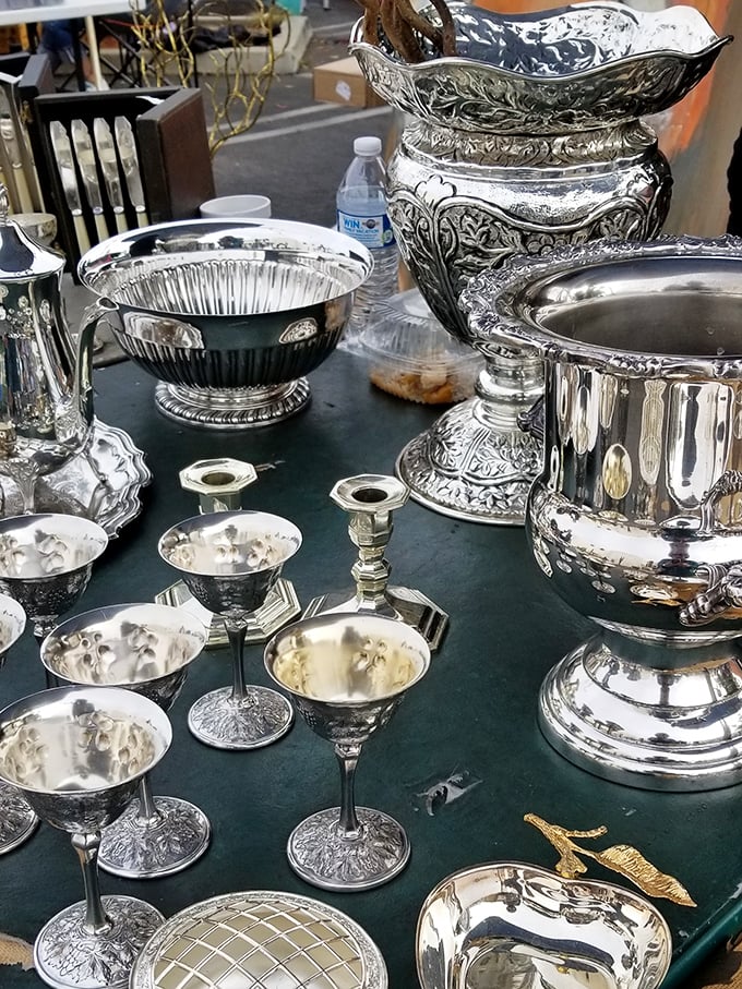 Downton Abbey, eat your heart out! This collection of silver serving pieces isn't just tableware—it's your chance to host dinner parties with vintage glamour.