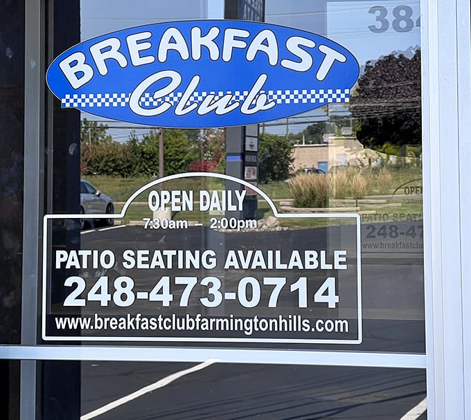 Open daily from 7:30 to 2—the most important hours of the day for those who understand breakfast's true power.