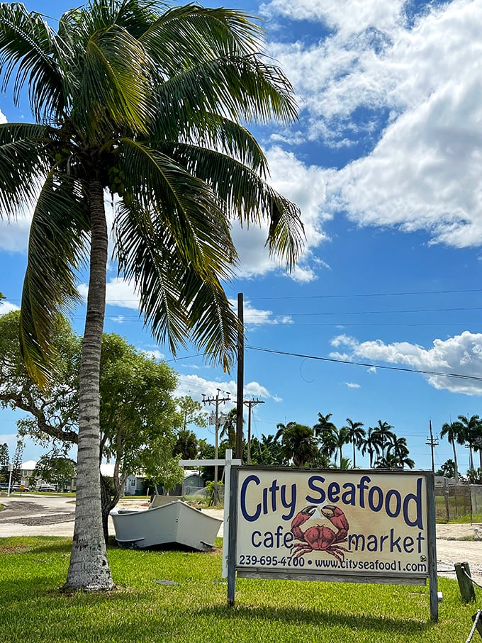 Signage that gets straight to the point—no fancy logos needed when your reputation travels by word of mouth.