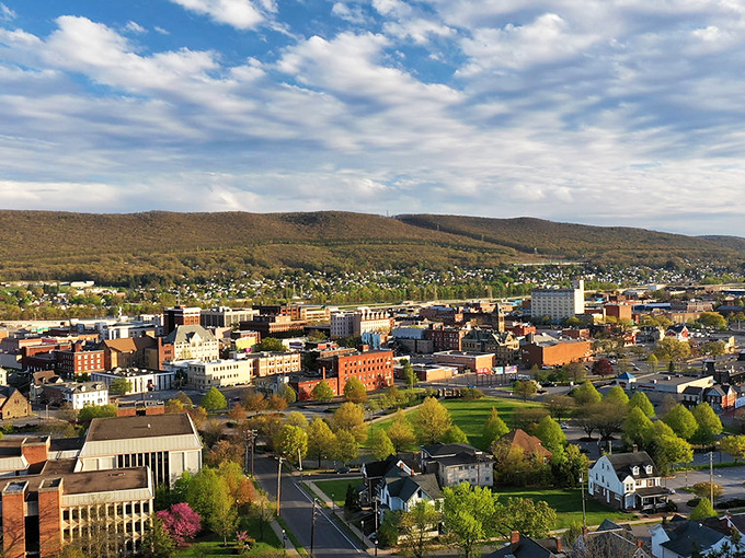 Williamsport's tree-lined streets and historic buildings create the kind of neighborhood where porch sitting is still an art form.