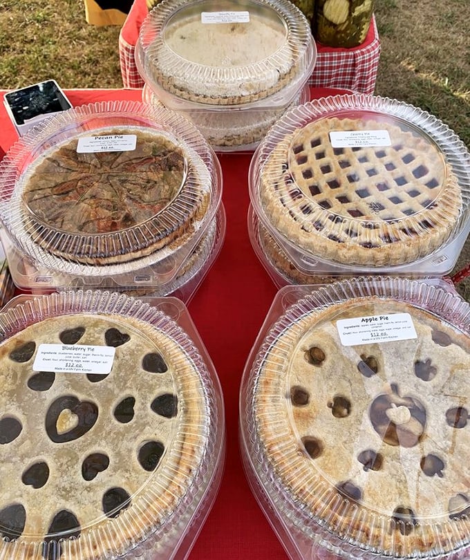 Homemade pies that would make your grandmother both proud and jealous. That cherry pie with heart-shaped vents wasn't just baked—it was crafted.